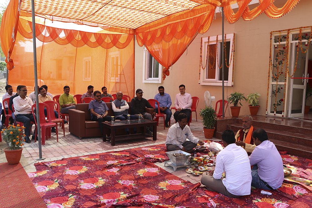 Both ceremonies were performed in a solemn manner, starting with the ...