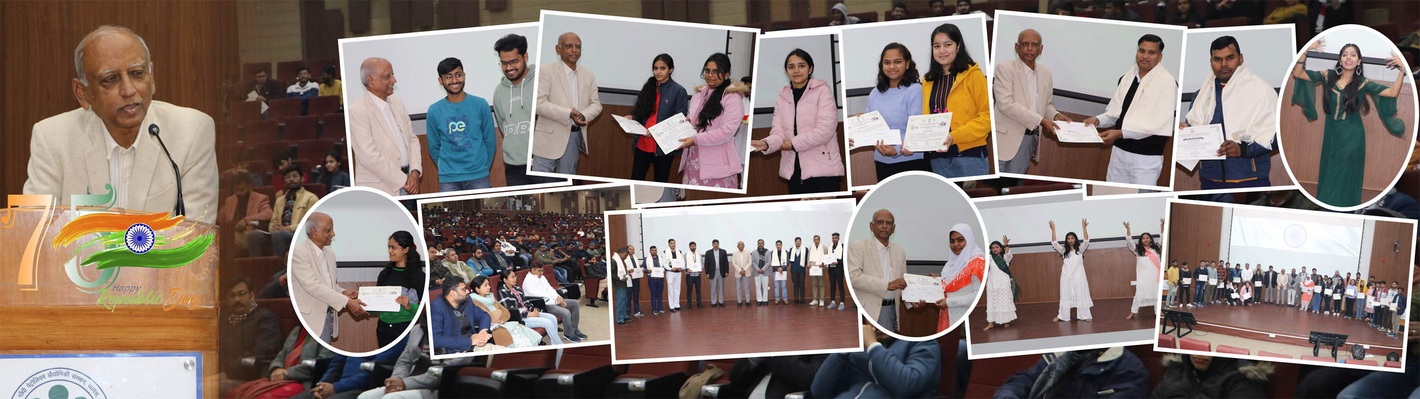 75th Republic Day Cultural Evening || Winners of Cleanest Hostel Room ...
